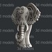 3d STL Models for CNC Router Elephant - Etsy