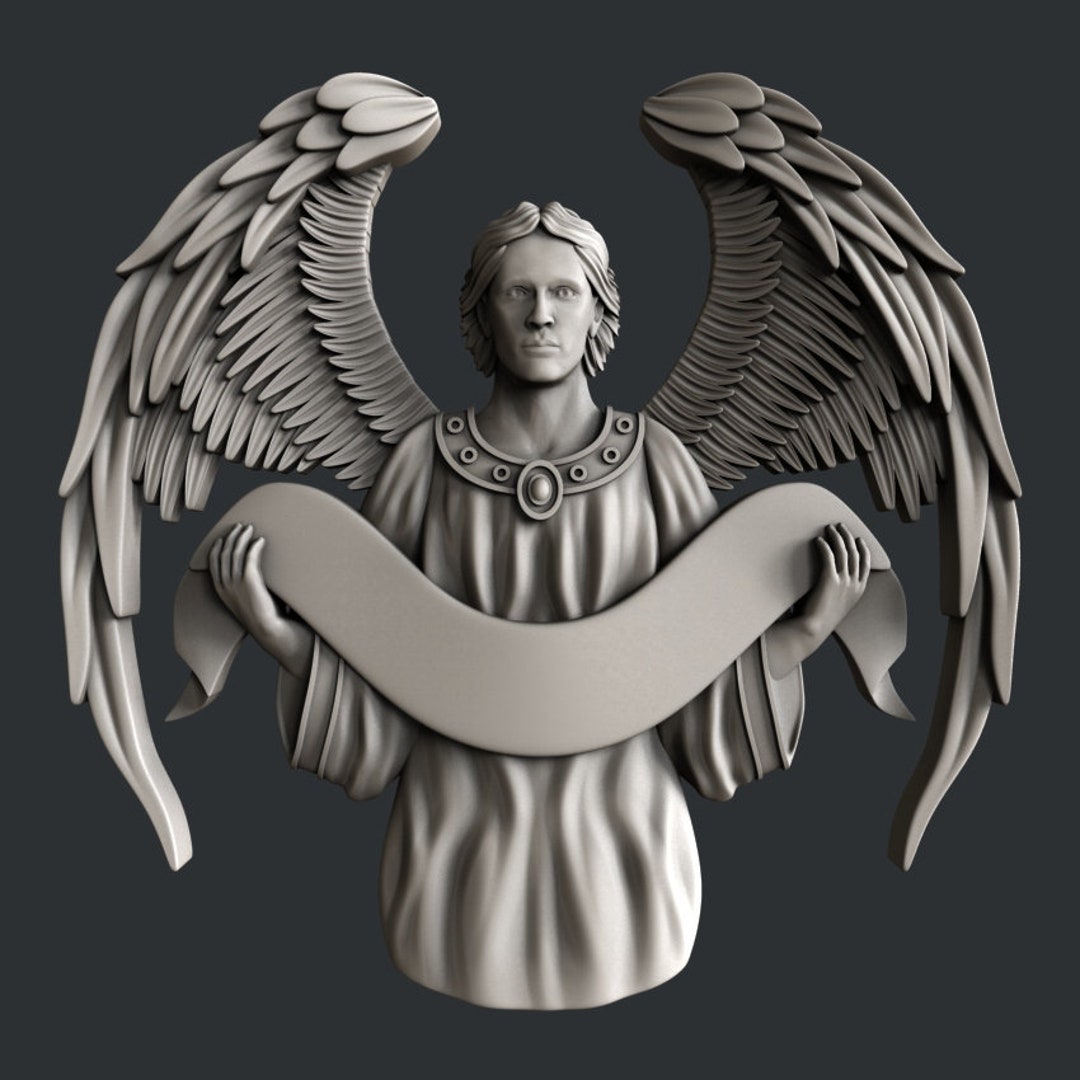 3d STL Models for CNC Router or 3dprinter Angel - Etsy