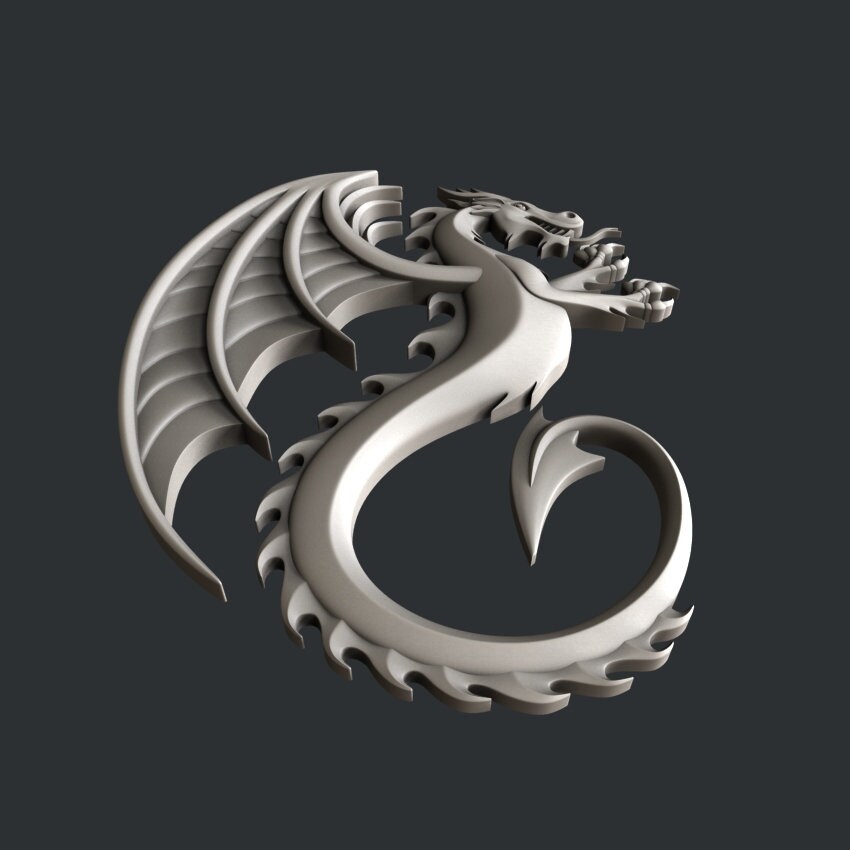 3d STL Models for CNC Router Dragon | Etsy Canada
