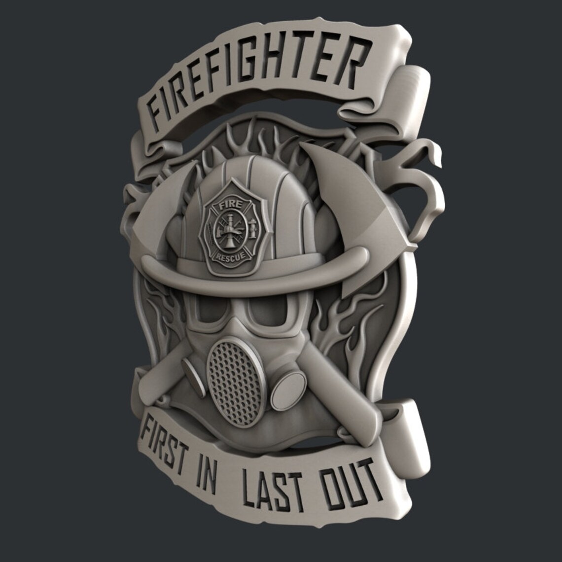 3d STL Models for CNC Router Firefighter | Etsy