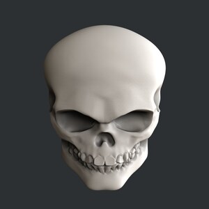 3d STL Models for CNC Skull - Etsy