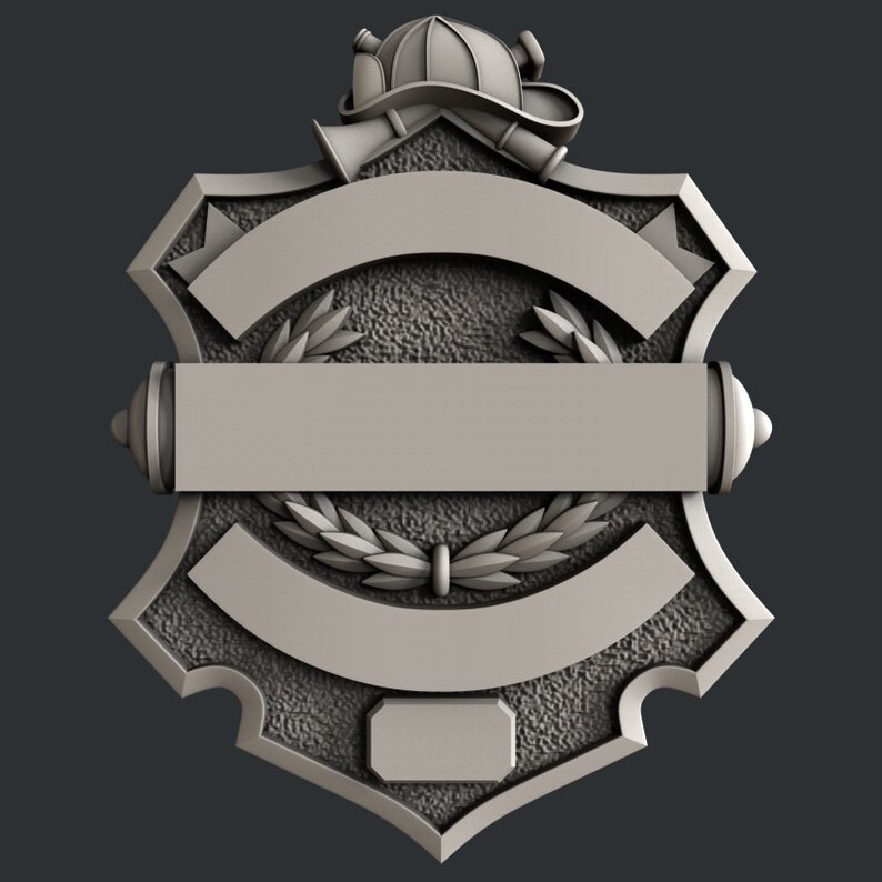 3d STL Models for CNC Router Badge B7 - Etsy