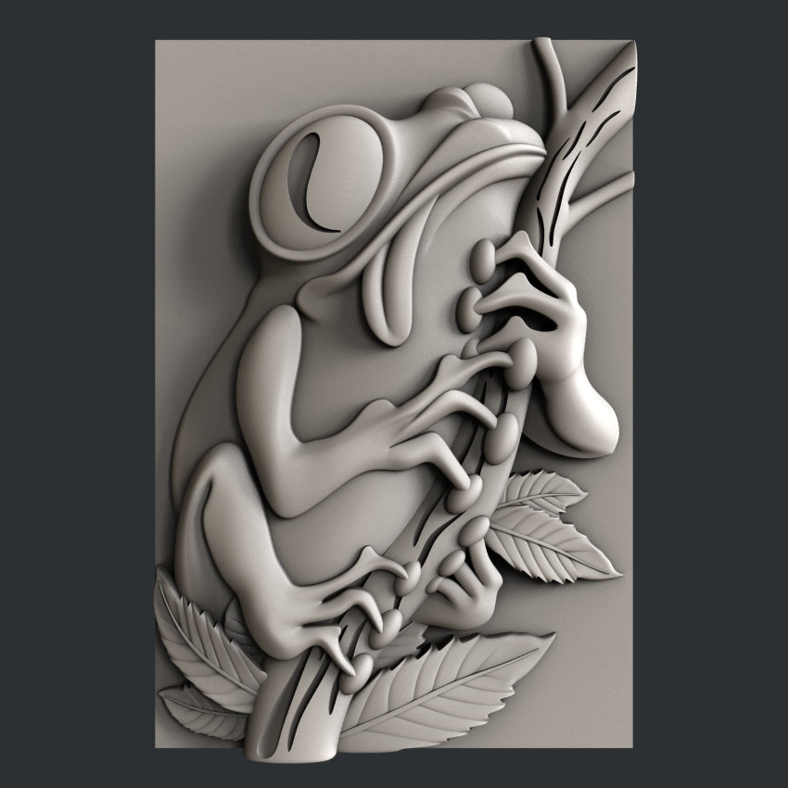 3d STL Models for CNC Frog | Etsy