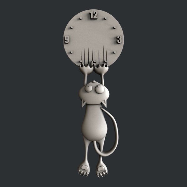 Cat Clock - Etsy