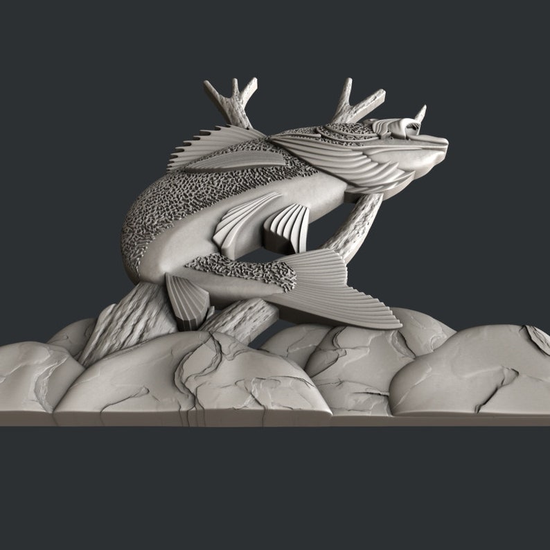 3d STL Models for CNC Router Fish - Etsy