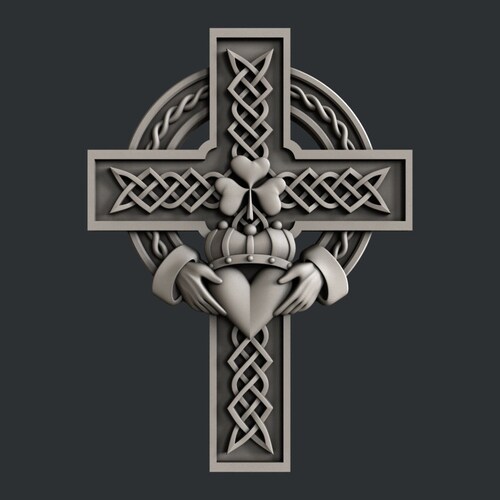 3d STL Models for CNC Set Celtic Cross V6 - Etsy