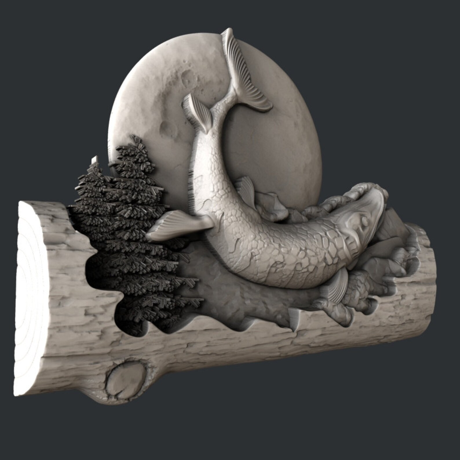3d STL Models for CNC Fish - Etsy