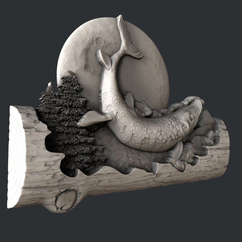 3d STL Models for CNC Fish - Etsy