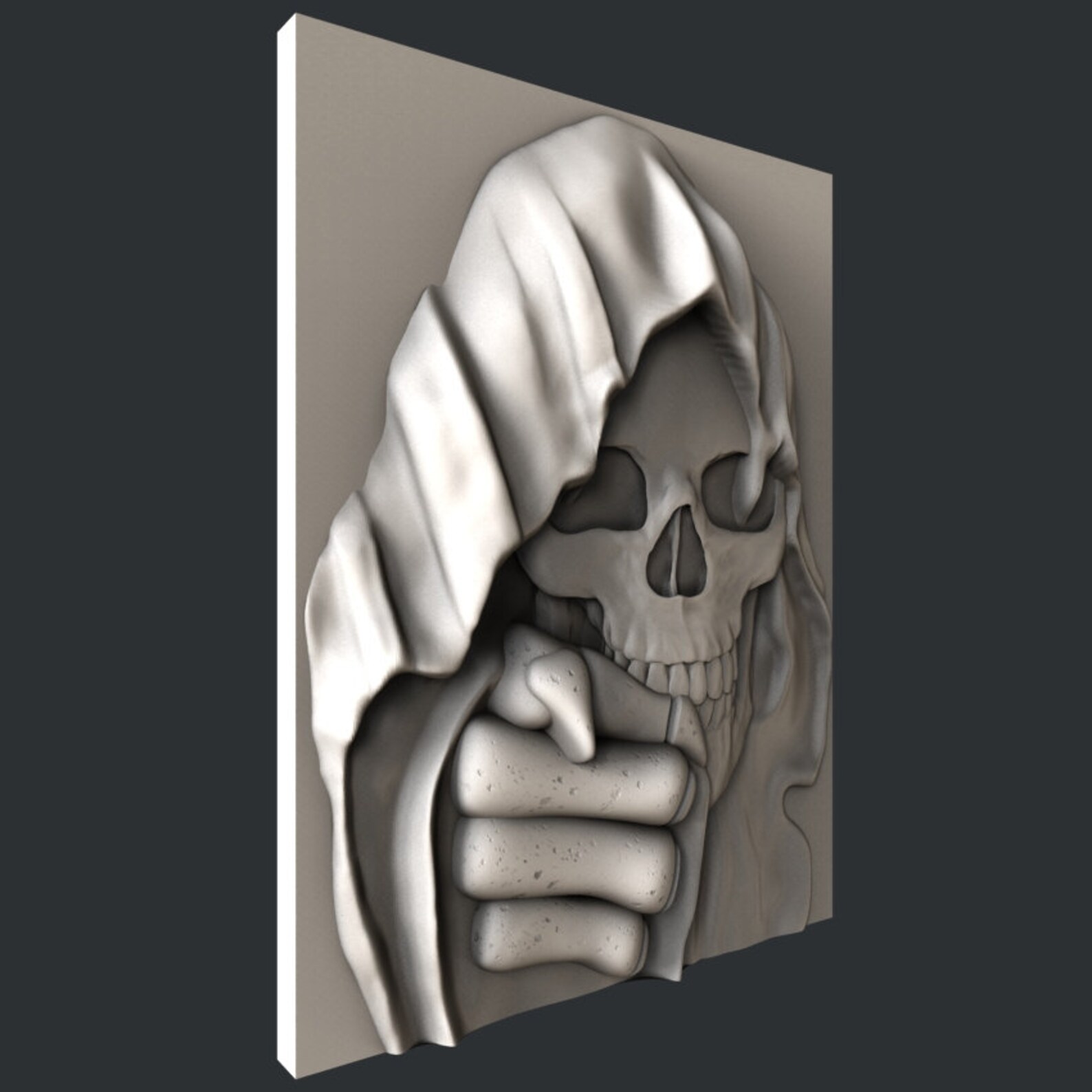 3d STL Models for CNC Skull - Etsy