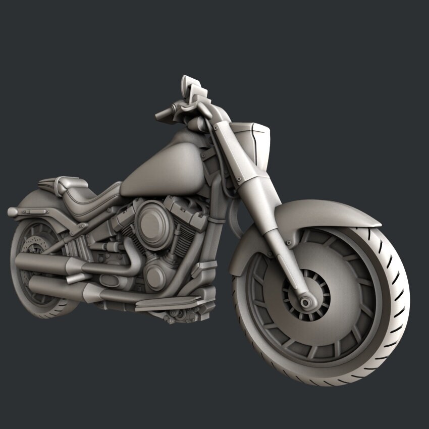 3d STL Models for CNC Motorcycle - Etsy