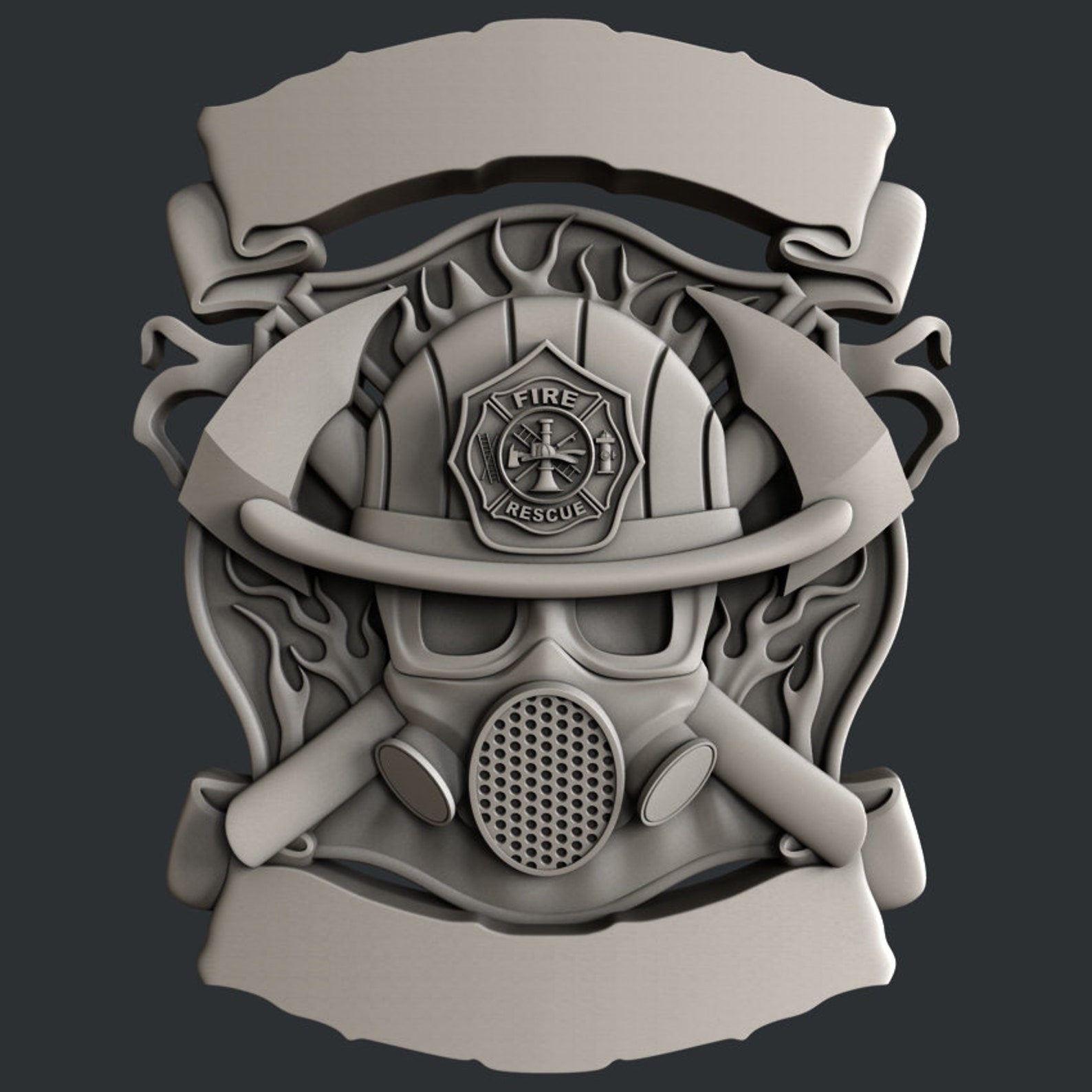 3d STL Models for CNC Router Firefighter | Etsy