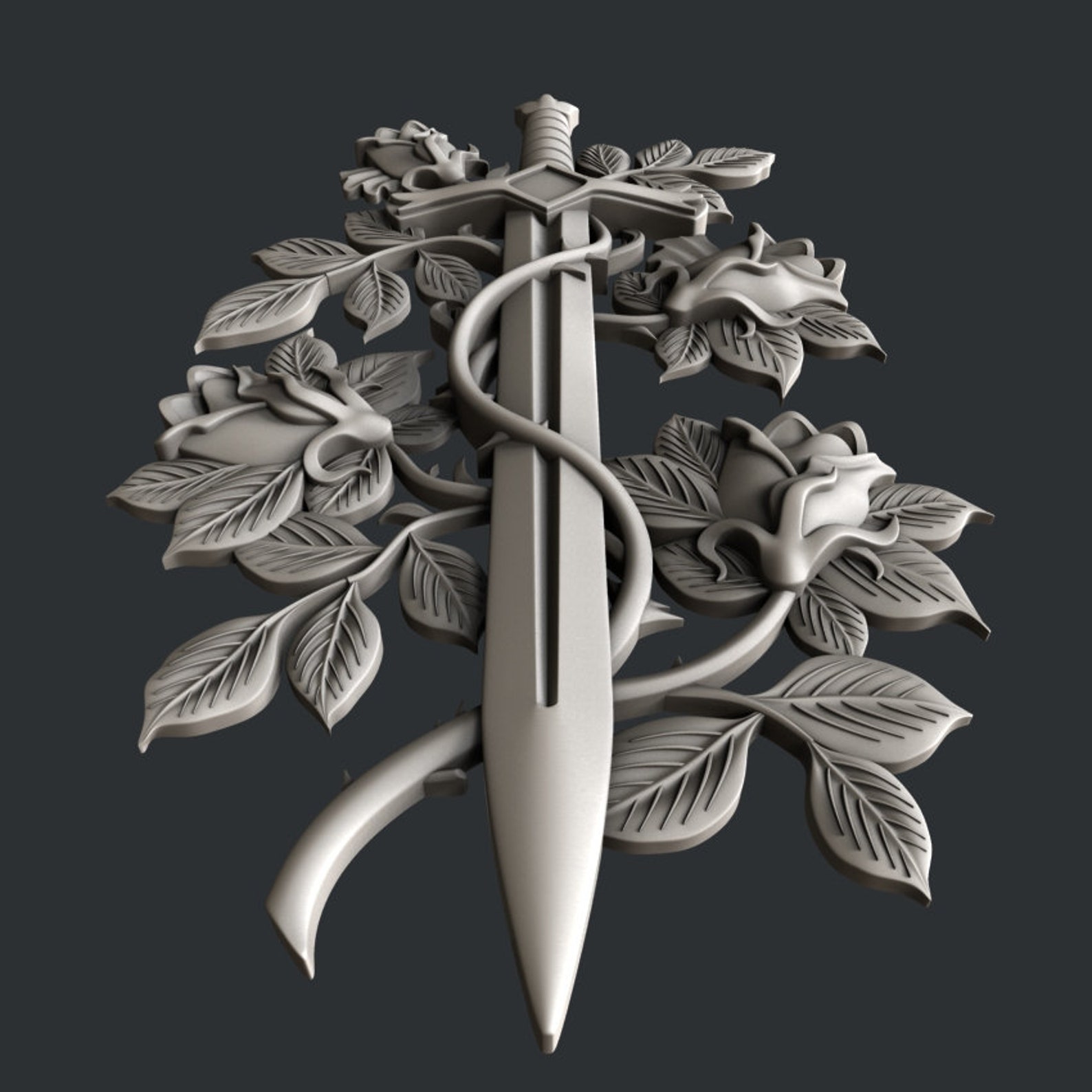 3d STL Models for CNC or 3d Printer Sword Rosses - Etsy