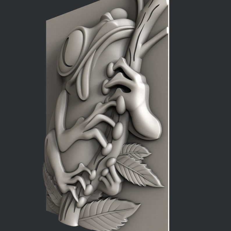 3d STL Models for CNC Frog | Etsy