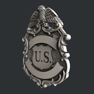 3d STL Models for CNC Router Badge B1 - Etsy