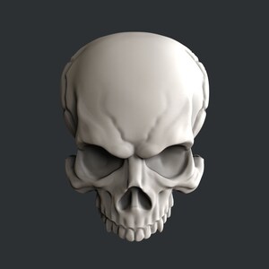 3d STL Models for CNC Skull - Etsy