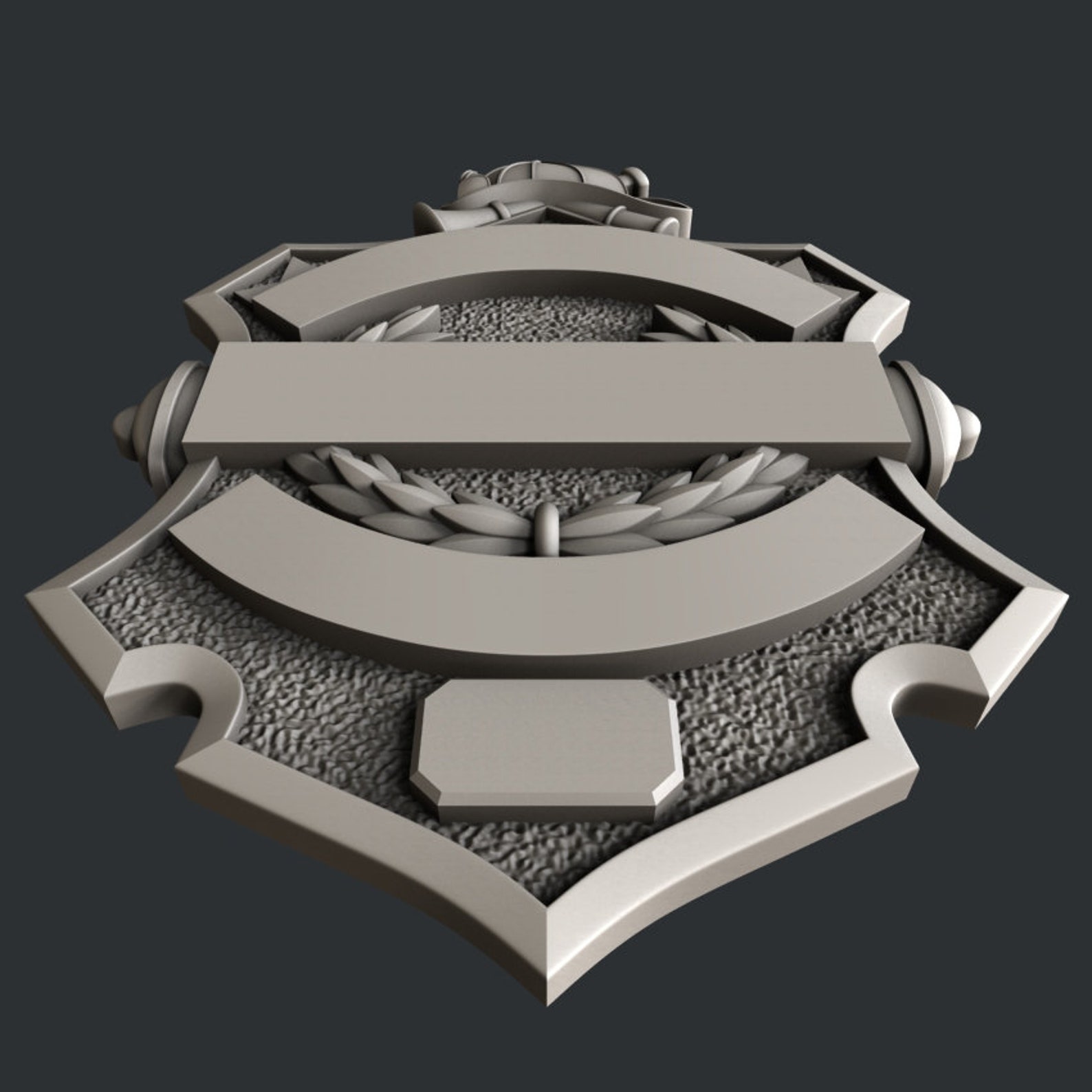 3d STL Models for CNC Router Badge B7 - Etsy