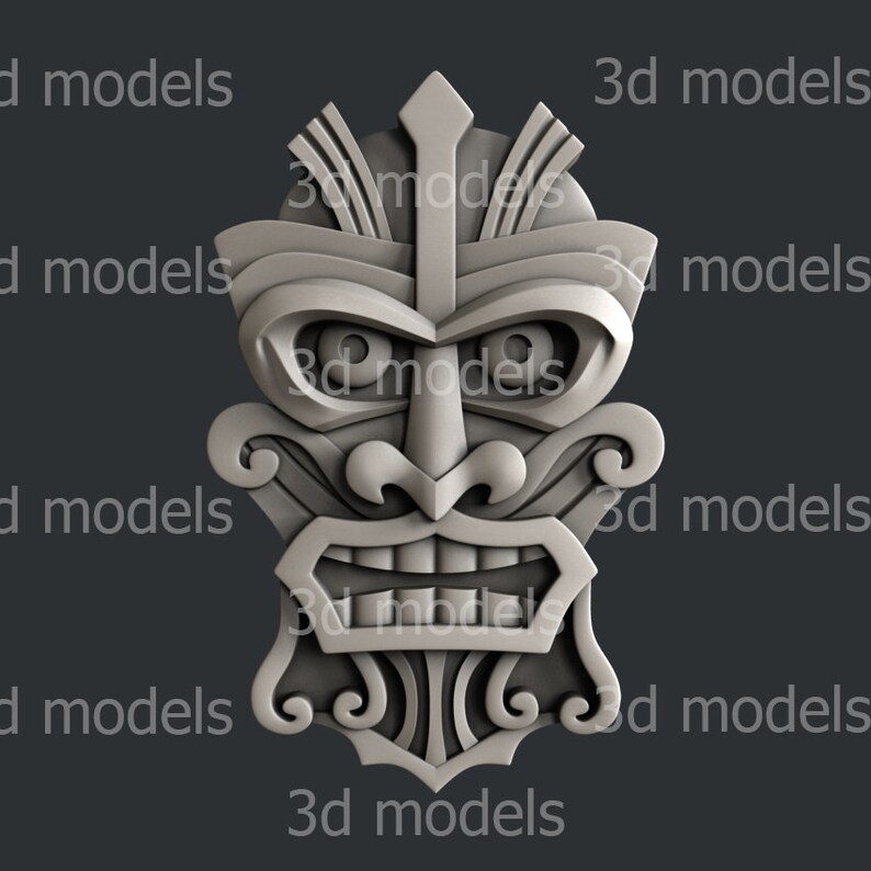 3d STL Models for CNC Router Totem Set2 - Etsy