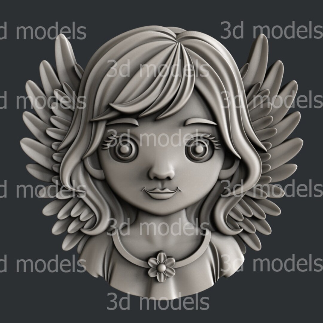 3d STL Models for CNC Router or 3d Printer Angel P500 - Etsy