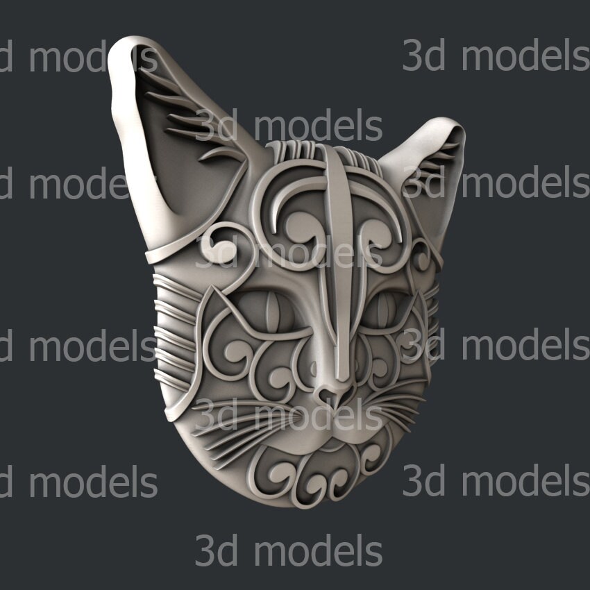 3d STL Models for CNC Router Cat - Etsy