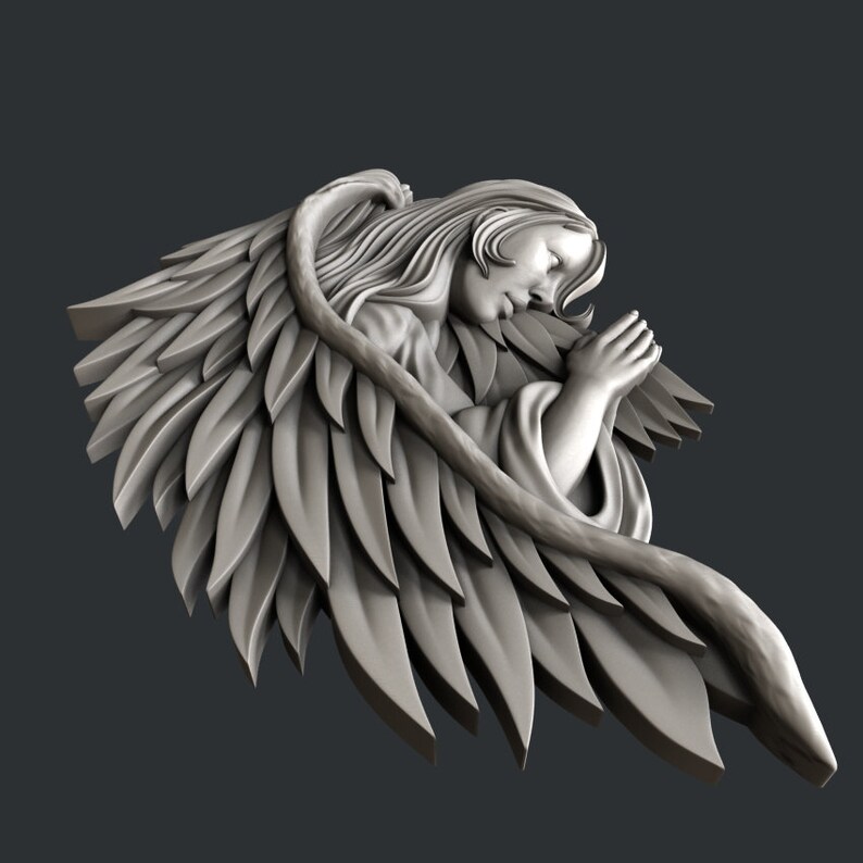 3d STL Models for CNC Router Angel | Etsy