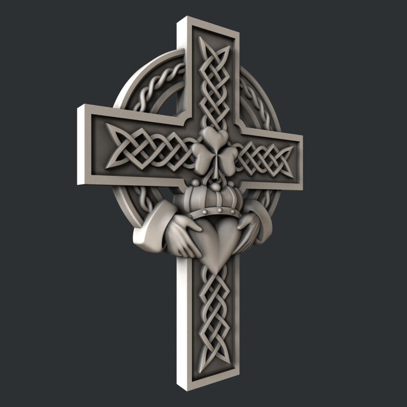 3d STL Models for CNC or 3d Printer Cross Celtic - Etsy