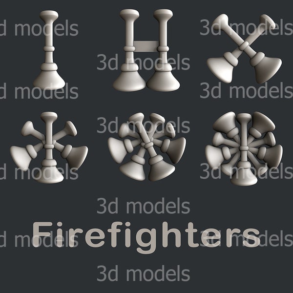 Fire Fighter Stl Files - Etsy