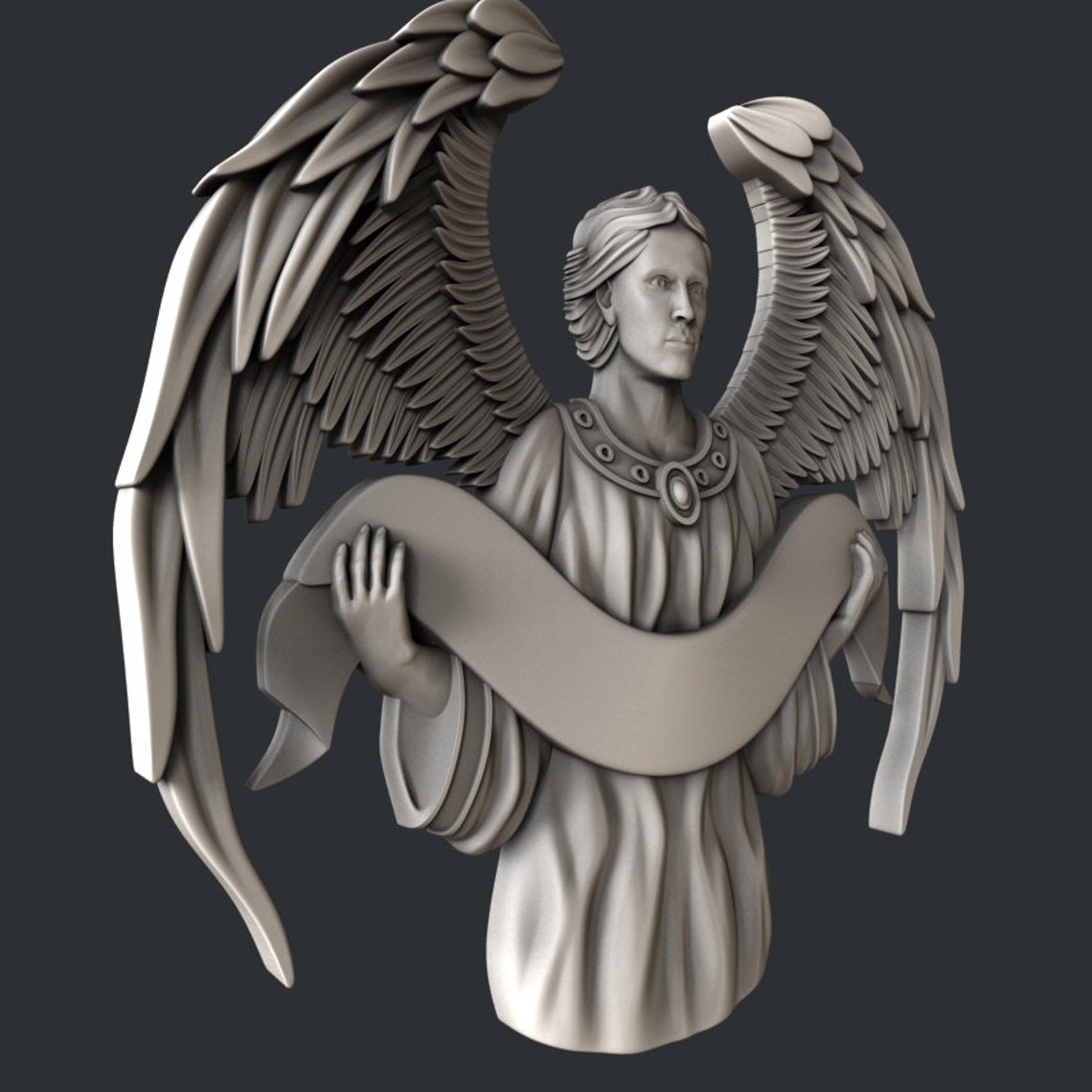 3d STL Models for CNC Router or 3dprinter Angel - Etsy