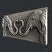 3d STL Models for CNC Router Love Elephant - Etsy