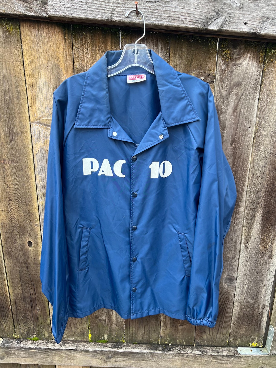 80s PAC 10 Jacket / Vintage Pacific Athletic Conference Sideline ...