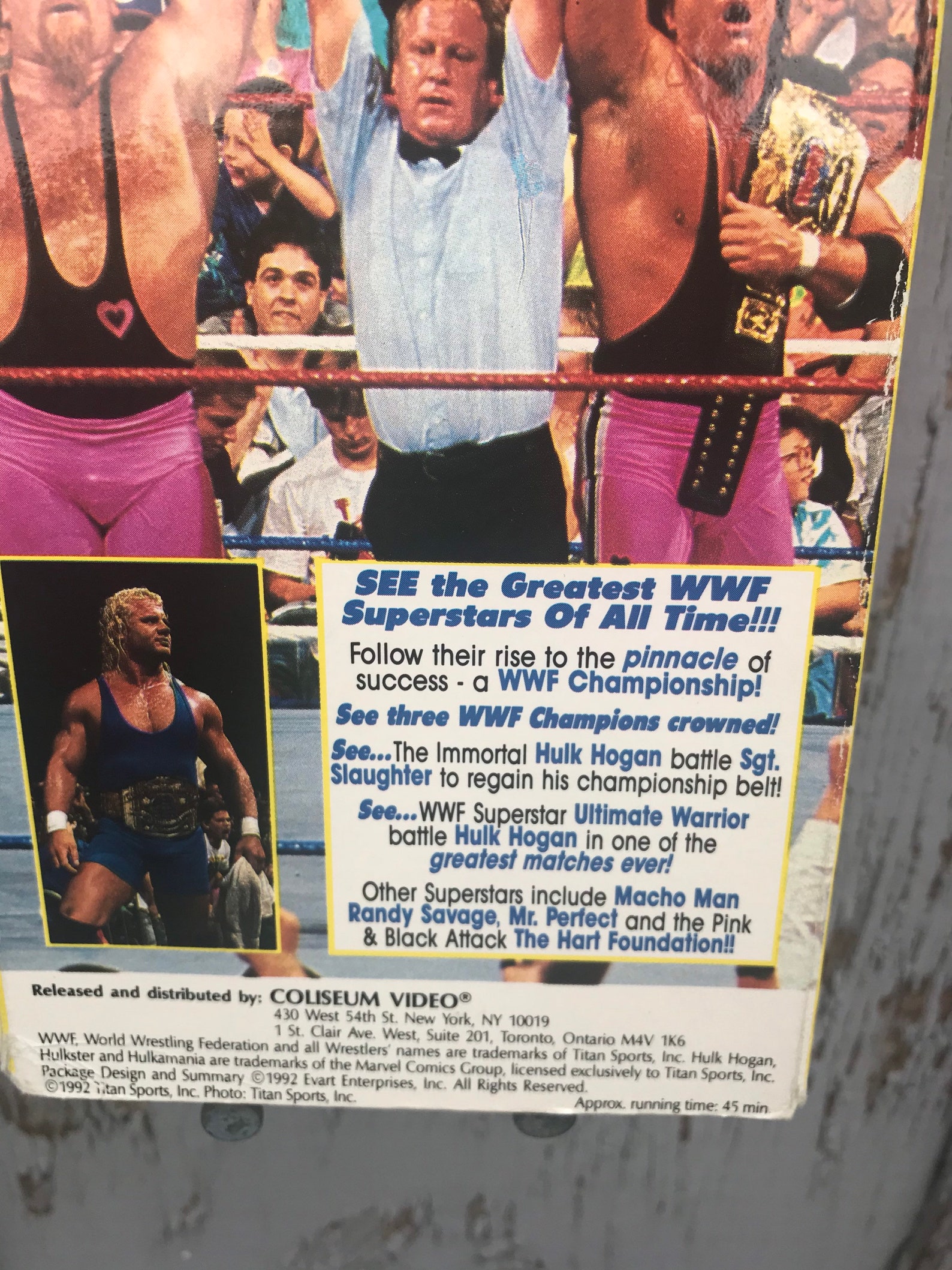 1992 WWF Greatest Champions VHS / Vintage World Wrestling - Etsy