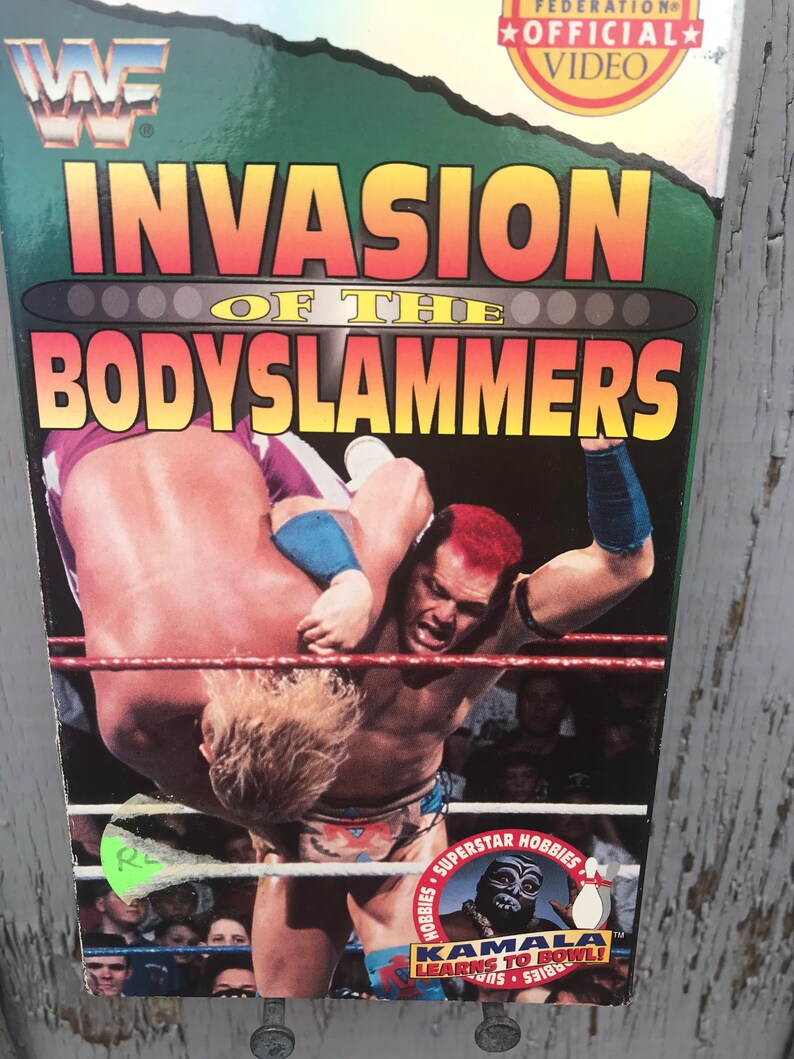 Buy 1993 WWF Invasion of the Body Slammers VHS / Vintage World ...