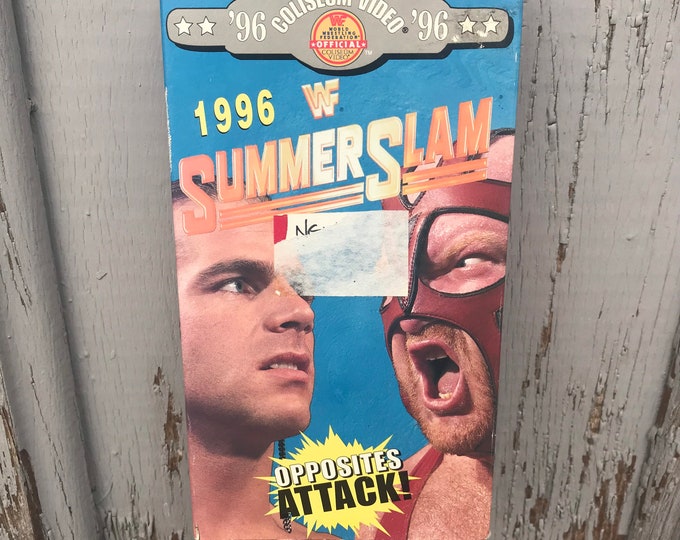 1996 WWF Summerslam VHS / Vintage World Wrestling Federation Video ...