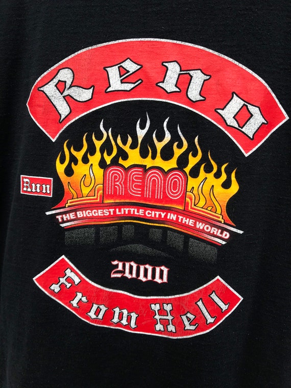 2000 RENO From HELL Biker Shirt / The Biggest Little … - Gem