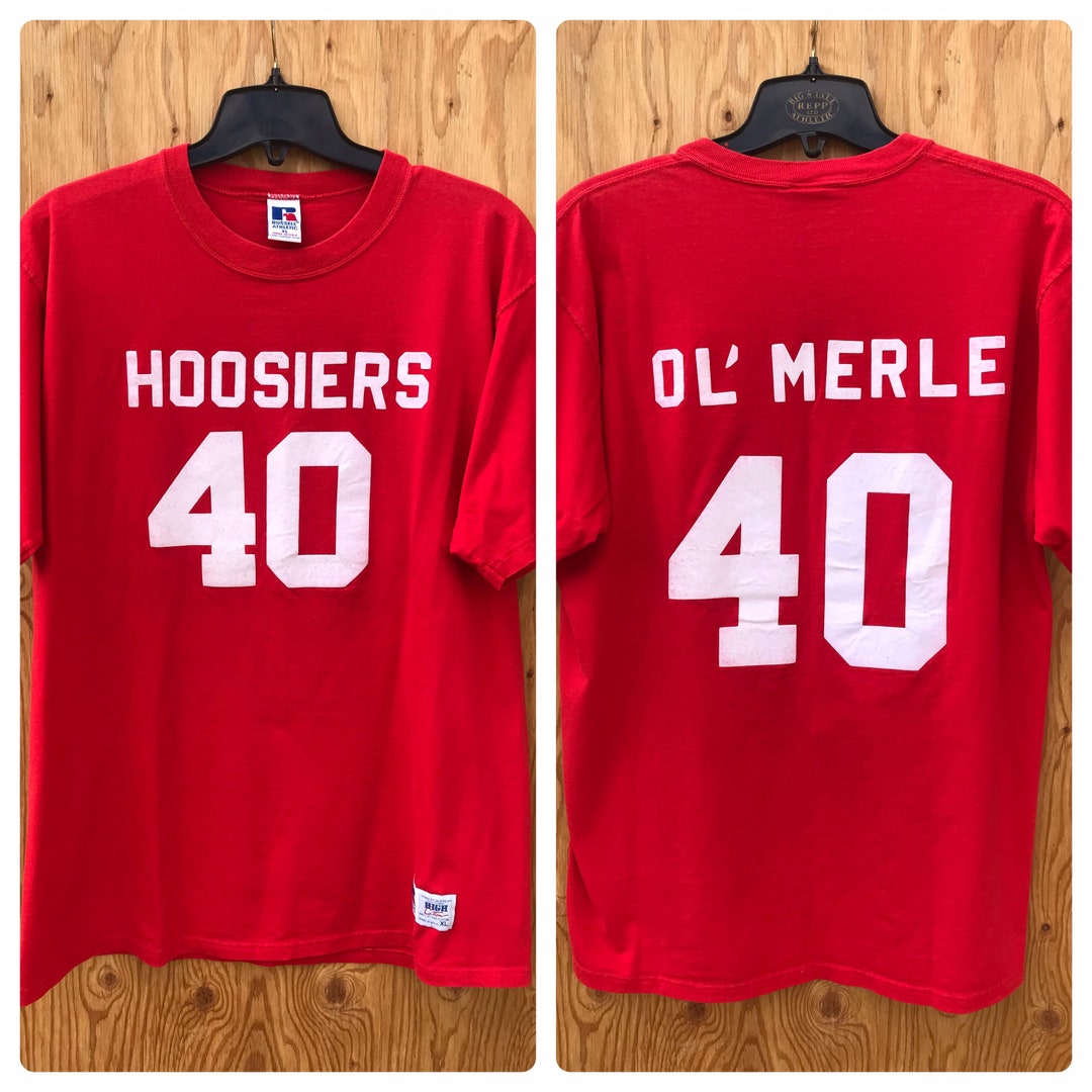 Vintage HOOSIERS #40 Jersey Shirt / Indiana Basketball Hoosiers Ol ...