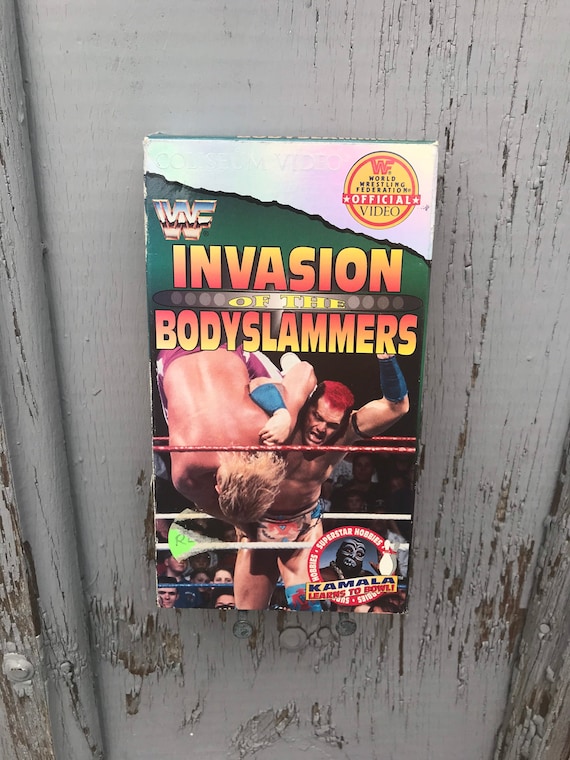 1993 WWF Invasion of the Body Slammers VHS / Vintage World | Etsy