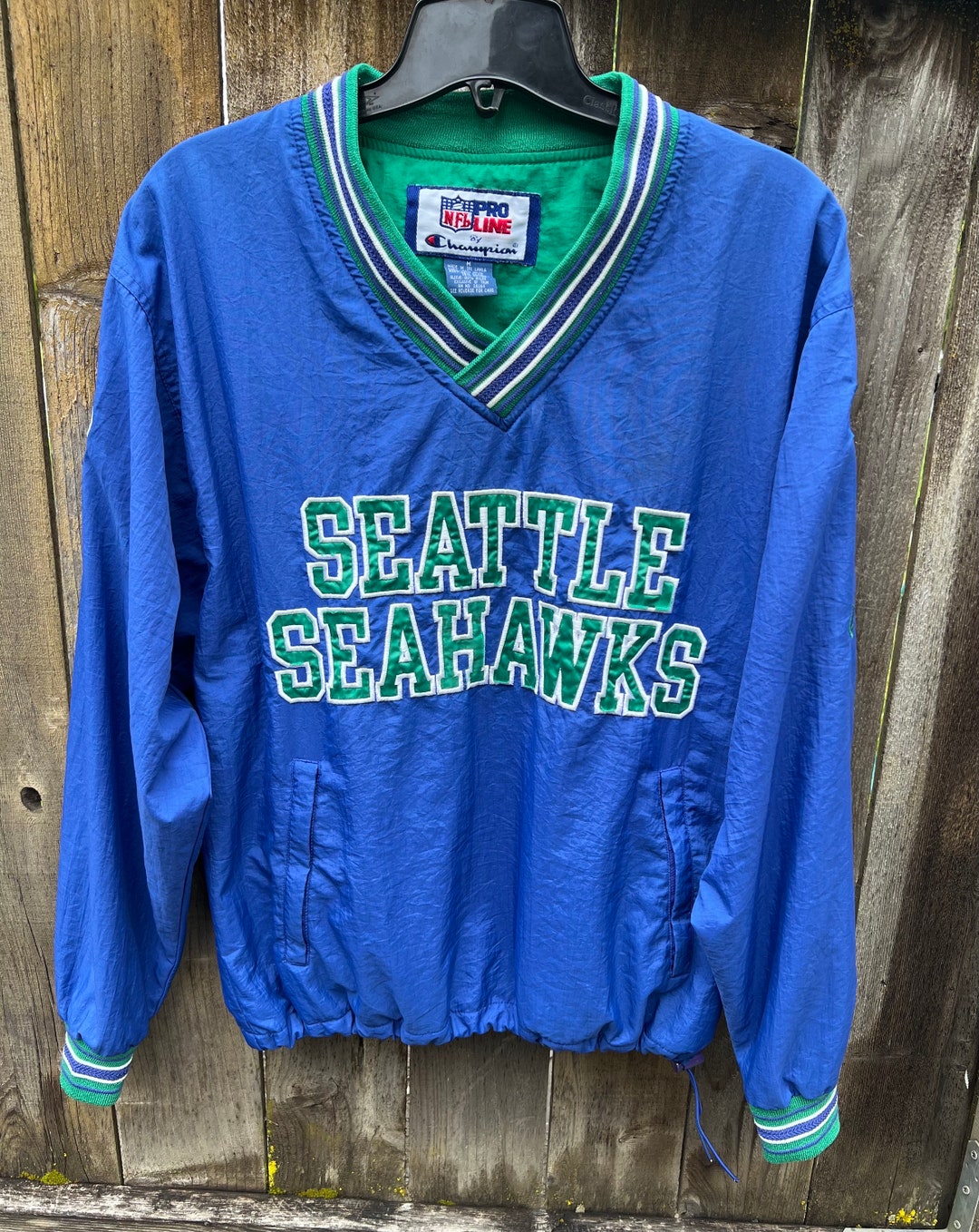 90s SEAHAWKS Jacket / Vintage NFL Football Seattle Seahawks Pro Line ...