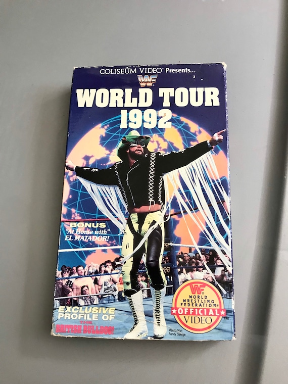 WWF World Tour 1992 VHS / World Wrestling Federation Official - Etsy