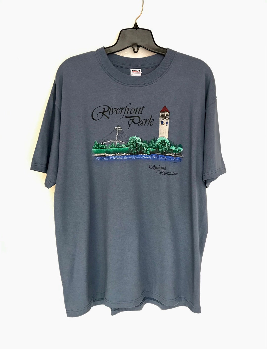 Deadstock Spokane RIVERFRONT PARK Shirt / Vintage Washington Riverfront ...