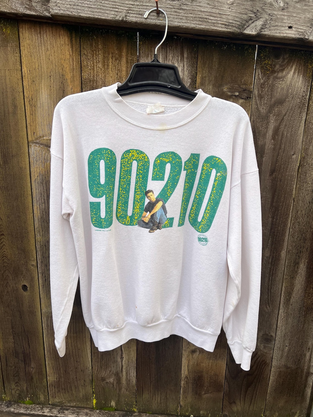Vintage 90210 Sweatshirt / 90s Brandon Walsh Jason Priestly Original ...