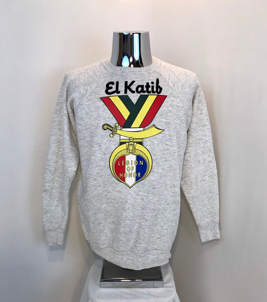 80s El Katif SHRINERS Legion of Honor Sweatshirt / Vintage Spokane ...
