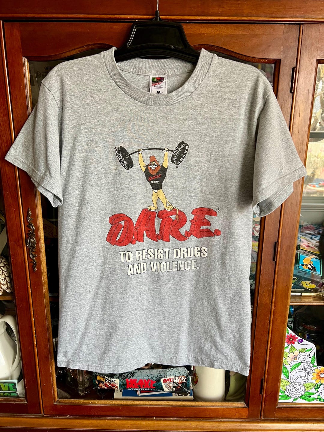 90s D.A.R.E. Shirt / Vintage Daren the DARE Lion to Resist Drugs and ...