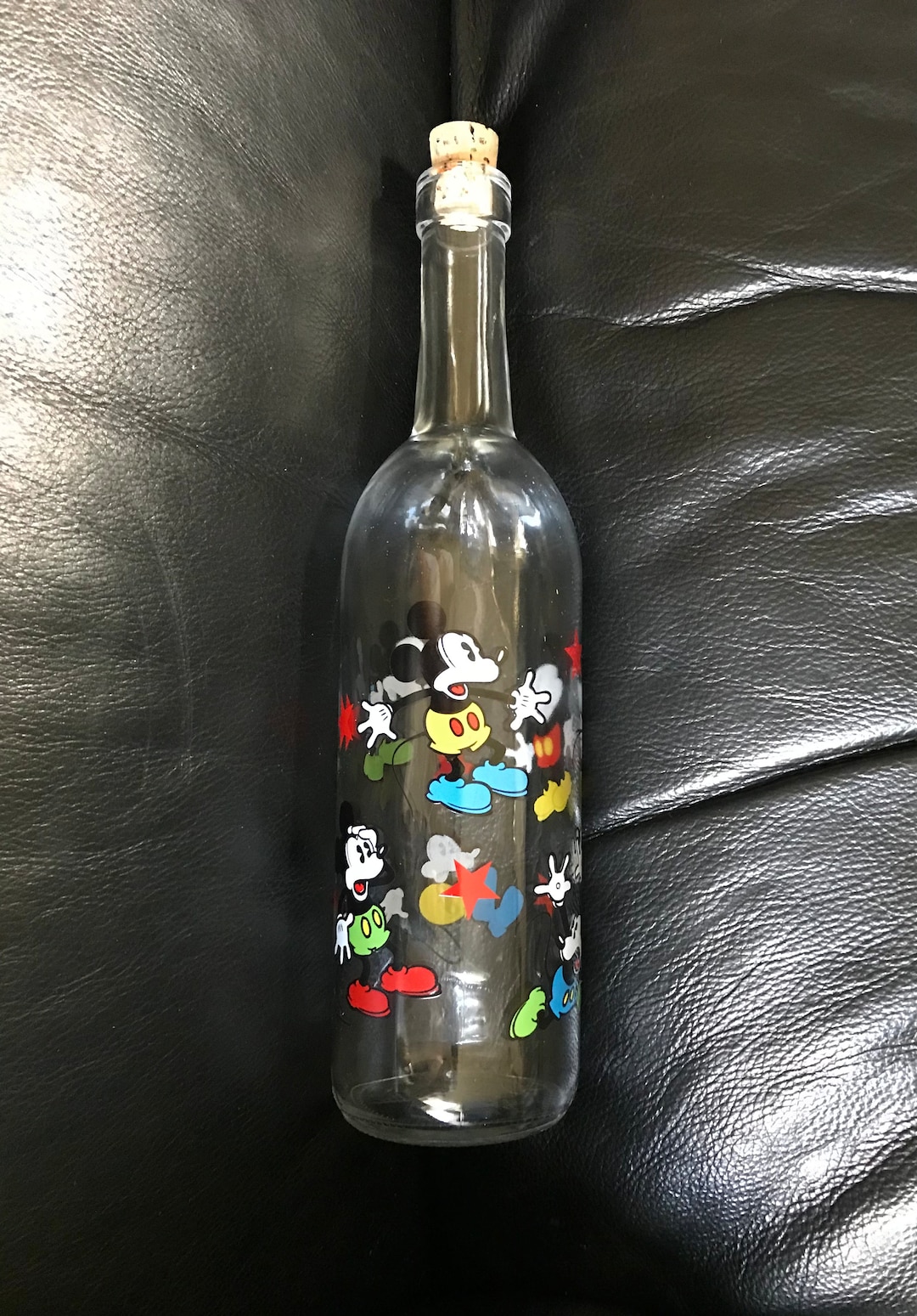 Vintage MICKEY Wine Bottle / Disney Canada 750ml Wine Bottle Mickey ...
