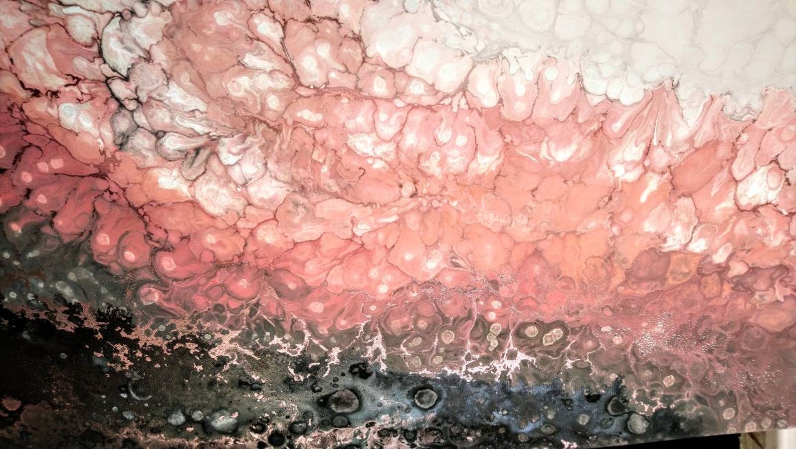 Abstract Painting dusty Pink Painting original Pastel Colors - Etsy