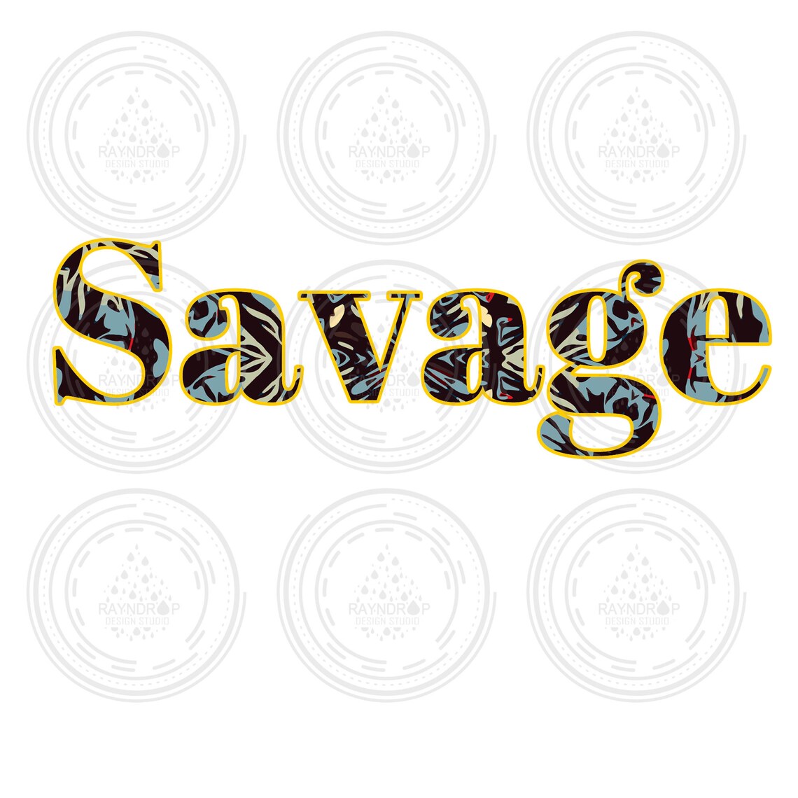 Savage PNG File Digital Download - Etsy UK