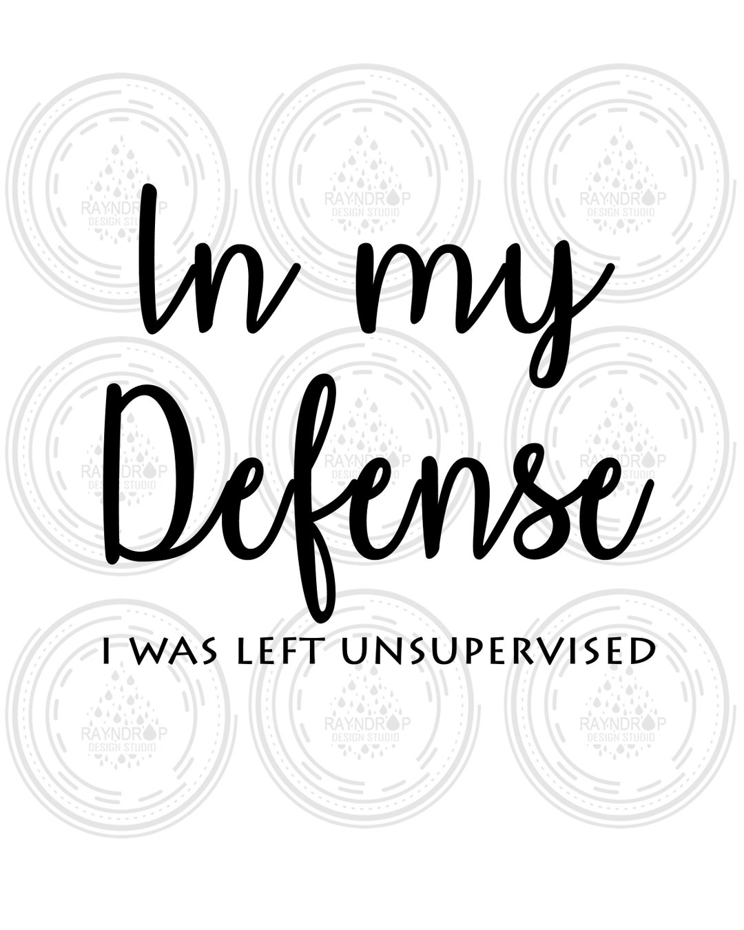 In My Defense | Signage| Office Signs | PNG File | Digital Download - Etsy