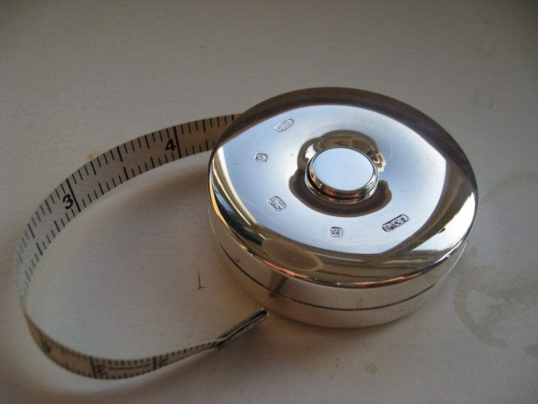 Sterling Silver Tape Measure - Etsy