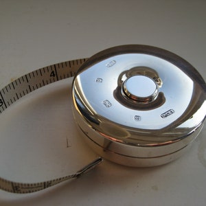 Sterling Silver Tape Measure - Etsy
