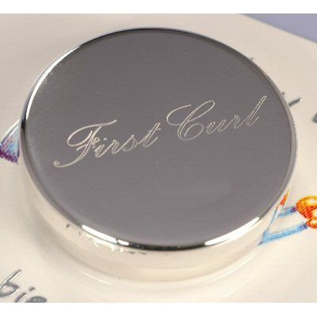 Silver Plated 'first Curl' Box - Etsy