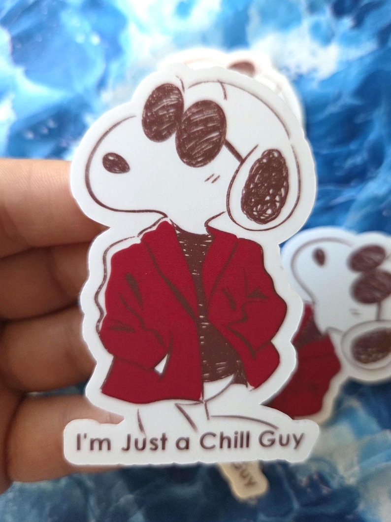 Joe Cool Sticker | Vinyl Waterproof Sticker - Etsy