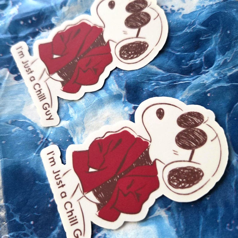 Joe Cool Sticker | Vinyl Waterproof Sticker - Etsy